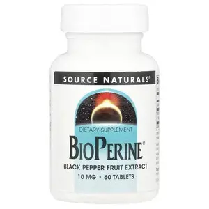 SOURCE NATURALS Bioperine 10 Mg 60 Tablets - One-color