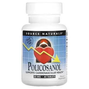 SOURCE NATURALS Policosanol 60 Tablets - One-color
