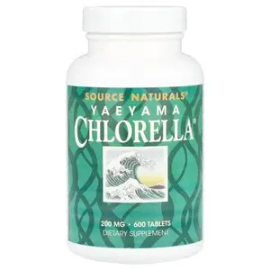SOURCE NATURALS Yaeyama Chlorella 200mg 600 Tablets - One-color