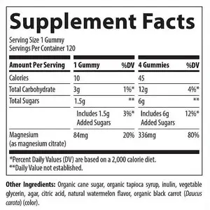 TRACE MINERALS Magnesium Gummies Watermelon 120 Gummies