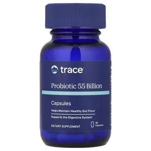 TRACE MINERALS Probiotic 55 Billion 30 Capsules - One-color