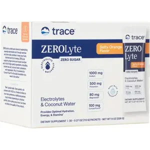 TRACE MINERALS Zerolyte Salty Orange 30 Packets - One-color