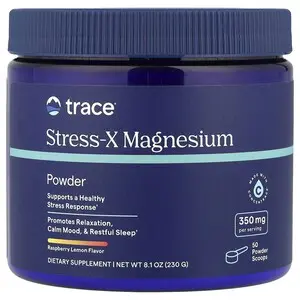 TRACE MINERALS Stress-x Magnesium Powder Raspberry Lemon - One-color