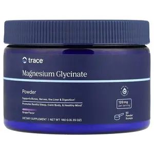 TRACE MINERALS Magnesium Glycinate Powder Grape 180 Grams - One-color