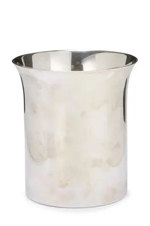 Hermès Plated Circular Vase - Silver
