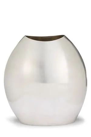 Hermès Plated Bean Vase - Silver