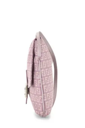 Fendi Zucchino Canvas Tube Messenger Bag