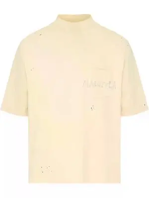 MAISON MARGIELA Logo-print T-shirt Neutrals