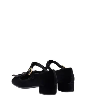 Prada Velvet Mary Jane Pumps