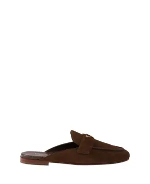 Prada Suede Slippers - Cocoa Brown
