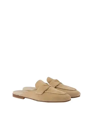 Women's Flat Suede Mules