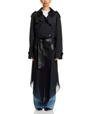 Helmut Lang Scarf Trench Coat