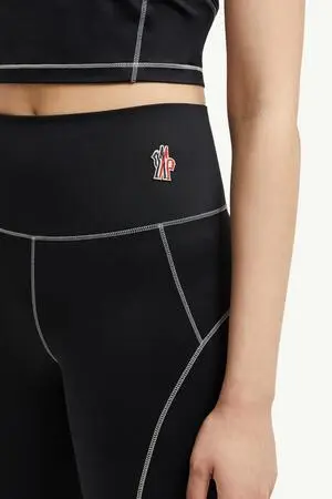 Moncler Logo Leggings - Black