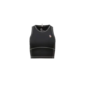 Moncler Logo Tank Top - Black