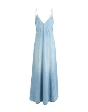 Chloé Maxi Dress In Cotton, Linen, And Polyester