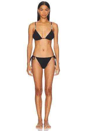 LA PORTE Kourtney Bikini Bottom - Black