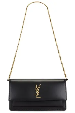 Clutches with Gold-Tone Chain Strap