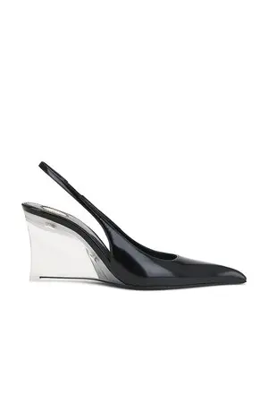 Saint Laurent Miller Wedge Pumps - Nero