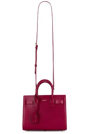 Saint Laurent Nano Sac De Jour Bag - Cherry Jam