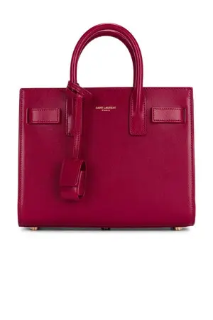Saint Laurent Nano Sac De Jour Bag - Cherry Jam