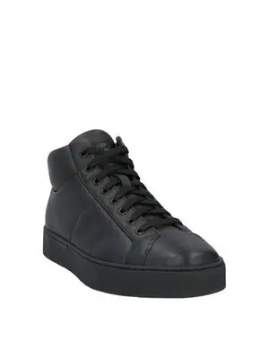 Santoni Leather High-top Sneakers