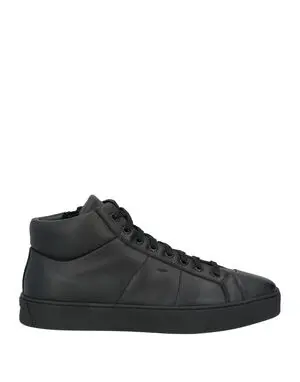 Santoni Leather High-top Sneakers