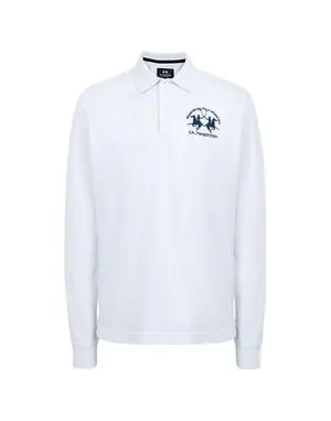 LA MARTINA Polo Shirt Size Cotton, Elastane