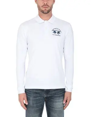 LA MARTINA Polo Shirt Size Cotton, Elastane