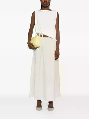 Giorgio Armani Linen Midi Skirt
