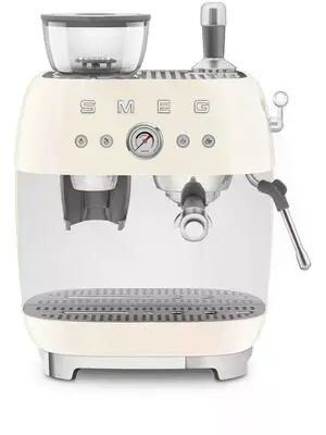 SMEG 50's Style Espresso Coffee Machine - Neutrals