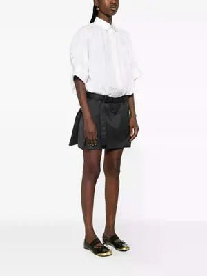 Sacai Panelled Mini Shirt Dress
