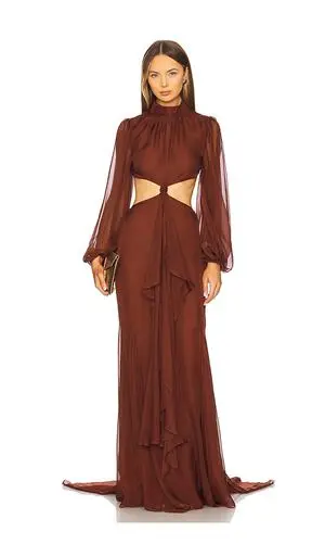 Retrofete Rosalinda Chiffon Gown