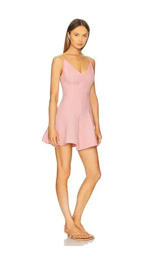 Matthew Bruch Camisole Flutter Mini Dress