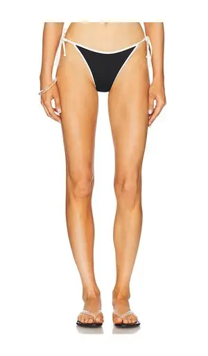 Onia Cleo Bikini Bottom - Black & White