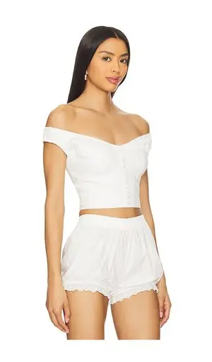 Majorelle Clarissa Off-the-shoulder Top