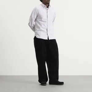 BEAMS Tattersall Check Button Down Oxford Shirt - White/red/navy