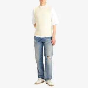 MAISON MARGIELA Numbers Print Distressed Vest