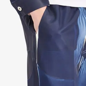 Comme Des Garçons Garment Printed Twill Trousers