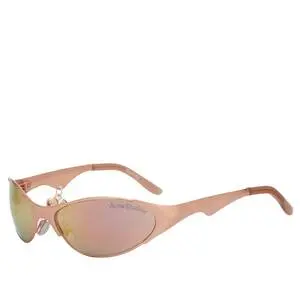 Acne Studios 90s Oval Sunglasses - Rose Copper