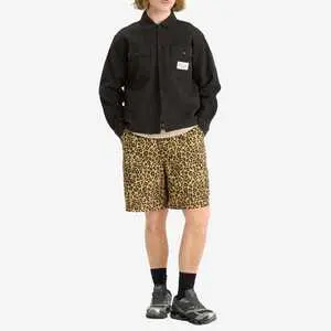 BRAIN DEAD Twill Climber Shorts - Leopard