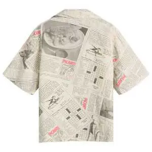 PICANTE X Headline Printed Linen Shirt
