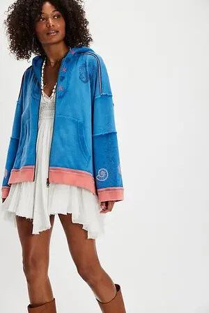 Women's Graphic Zip-Up Cardigans