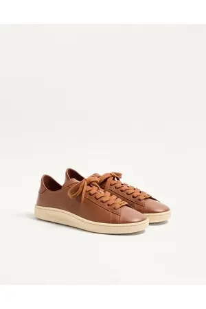 Valentino Garavani Valentino Garavani Royco Nappa Calfskin Sneakers Natural