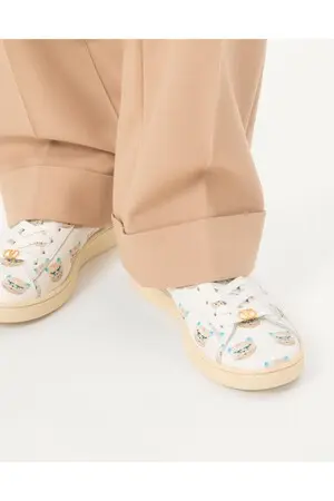 Valentino Garavani Royco Nappa Calfskin Sneakers - White