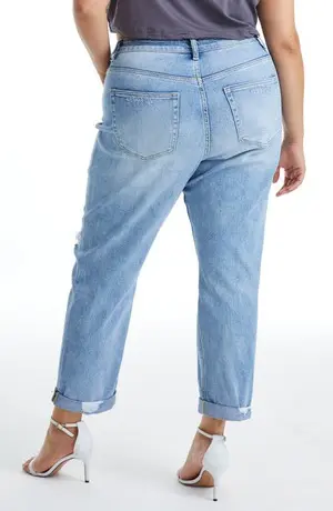 BAYEAS High Rise Relaxed Boyfriend Jeans