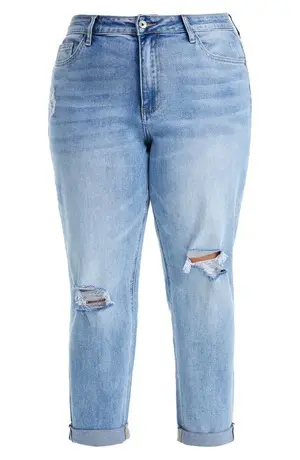 BAYEAS High Rise Relaxed Boyfriend Jeans