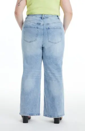 BAYEAS Ankle Wide Leg Jeans