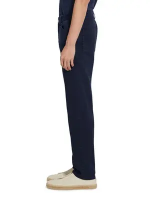 Zegna City Fit Stretch Jeans - Navy Solid