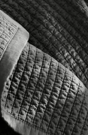 BOLL & BRANCH Signature Texture Stitch Organic Cotton Quilt - Night