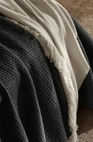 BOLL & BRANCH Signature Texture Stitch Organic Cotton Quilt - Night